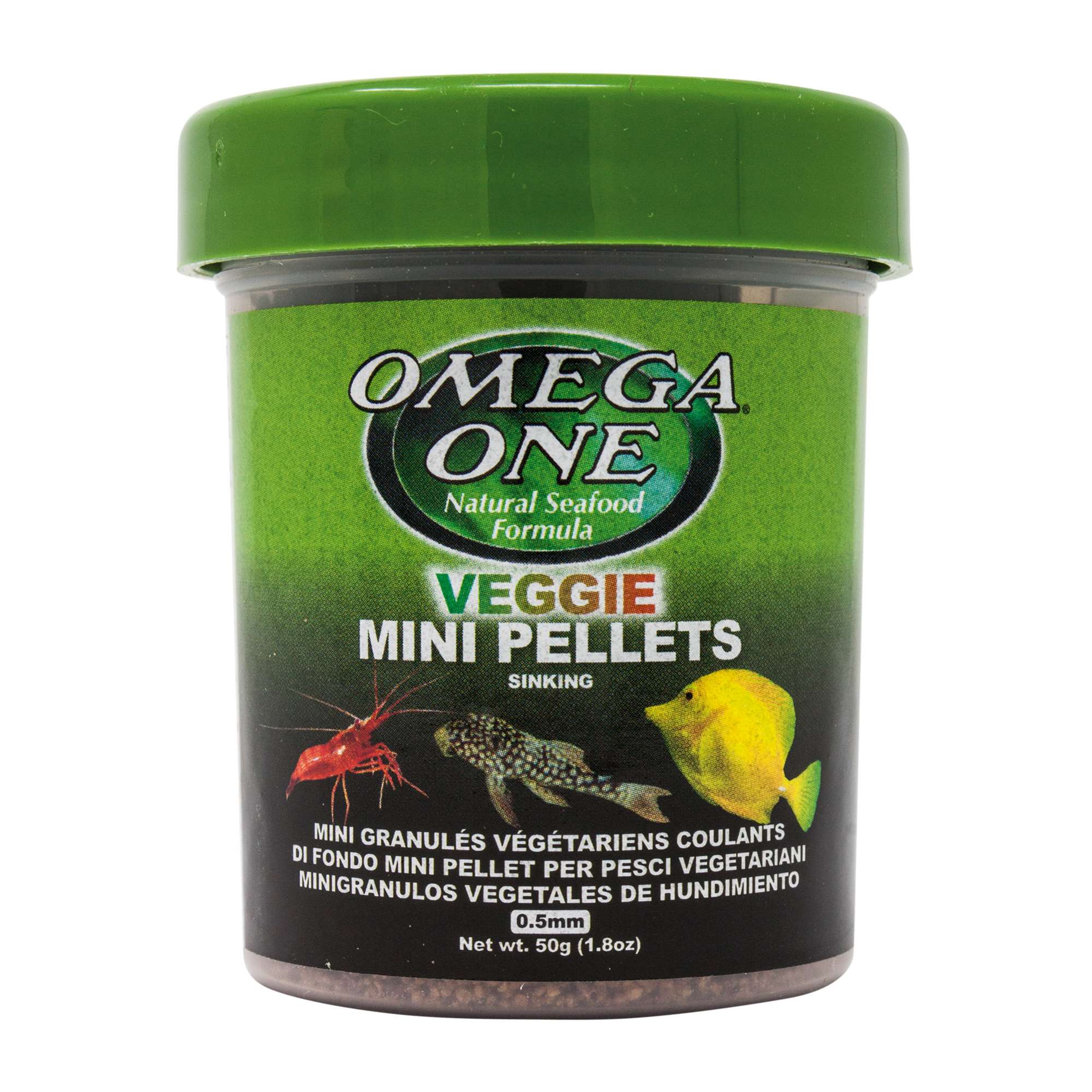 Mini pellets veggie de OMEGA ONE (0.5 mm) — ICA S.A.