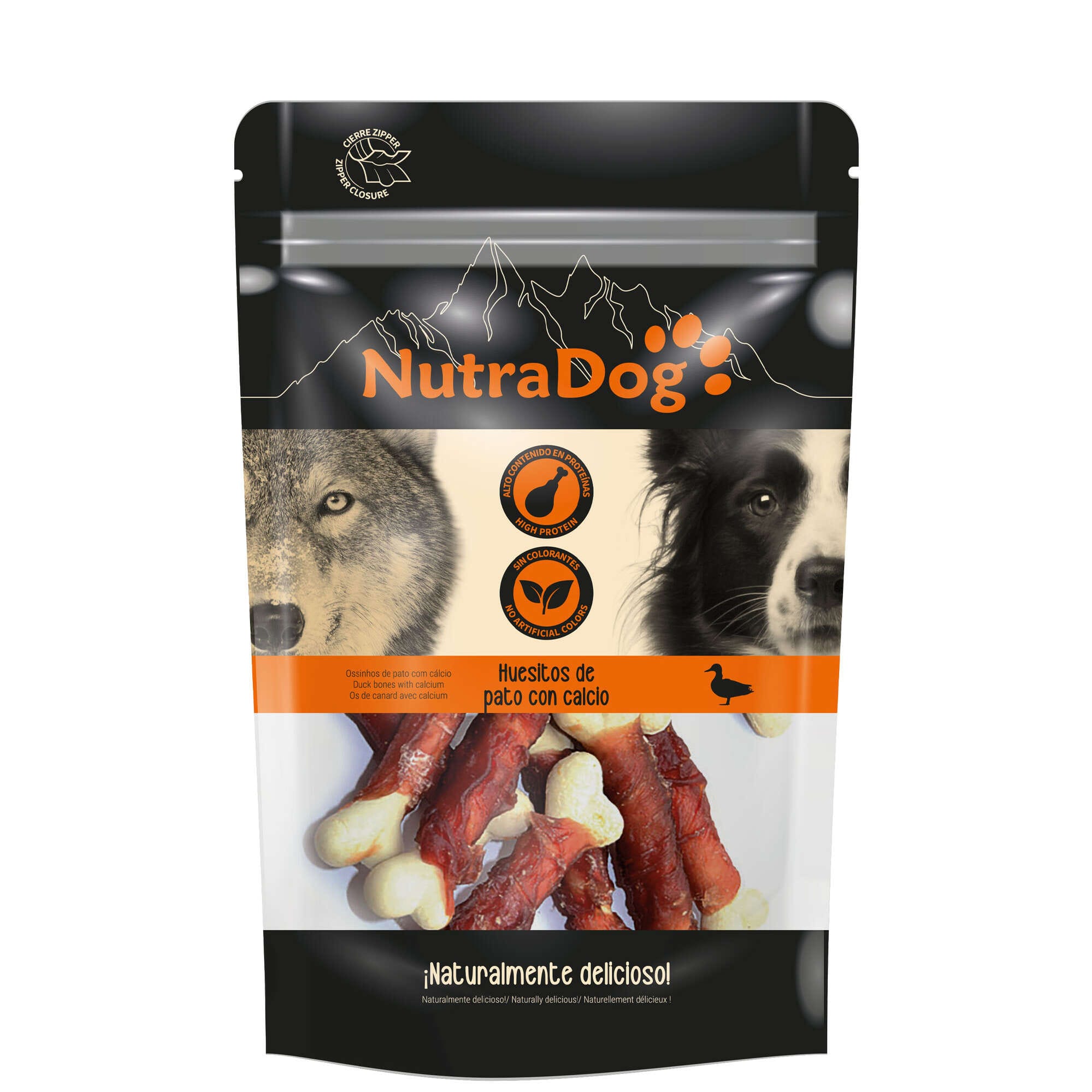 Snack huesitos de pato con calcio NutraDog — ICA S.A.