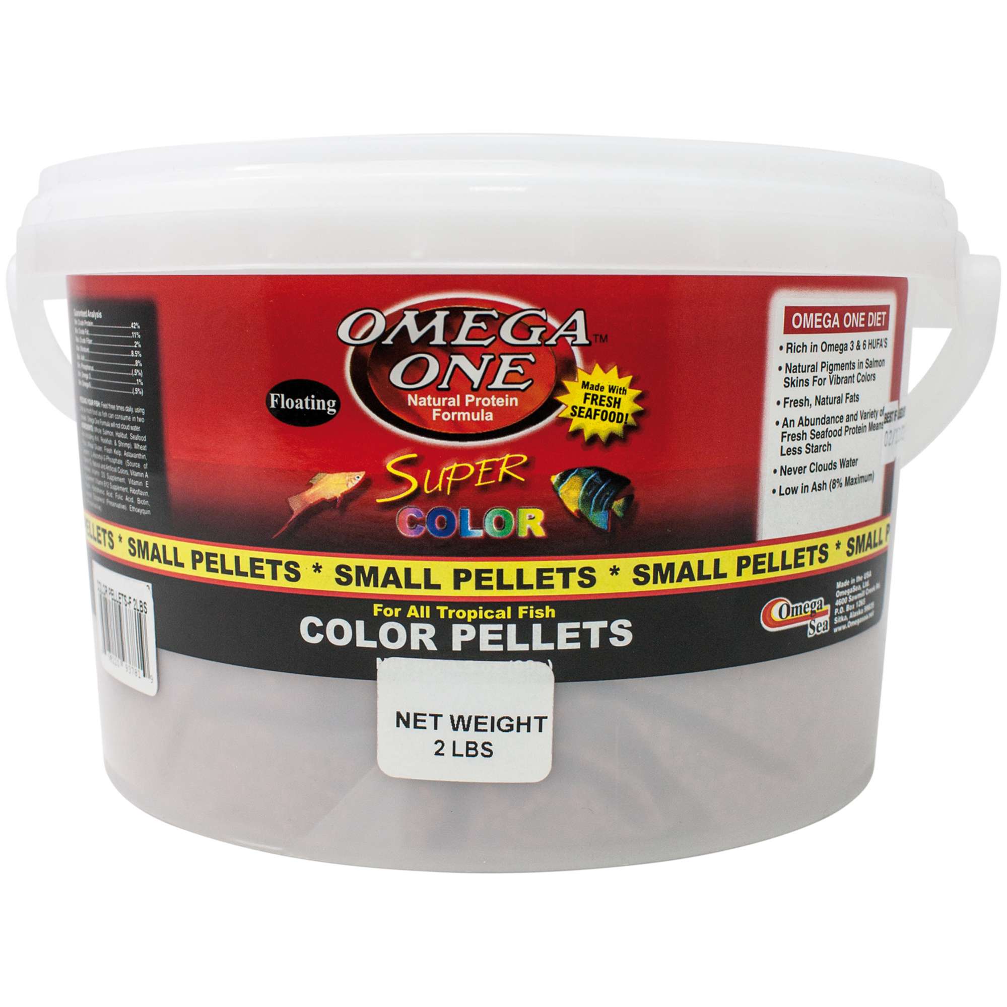 Pellets super COLOR de OMEGA ONE (3 mm) — ICA S.A.