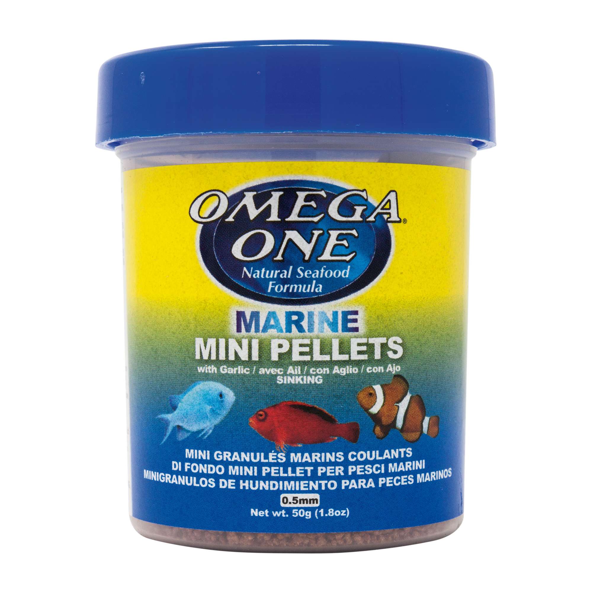 Mini pellets marine de OMEGA ONE (0.5 mm) — ICA S.A.