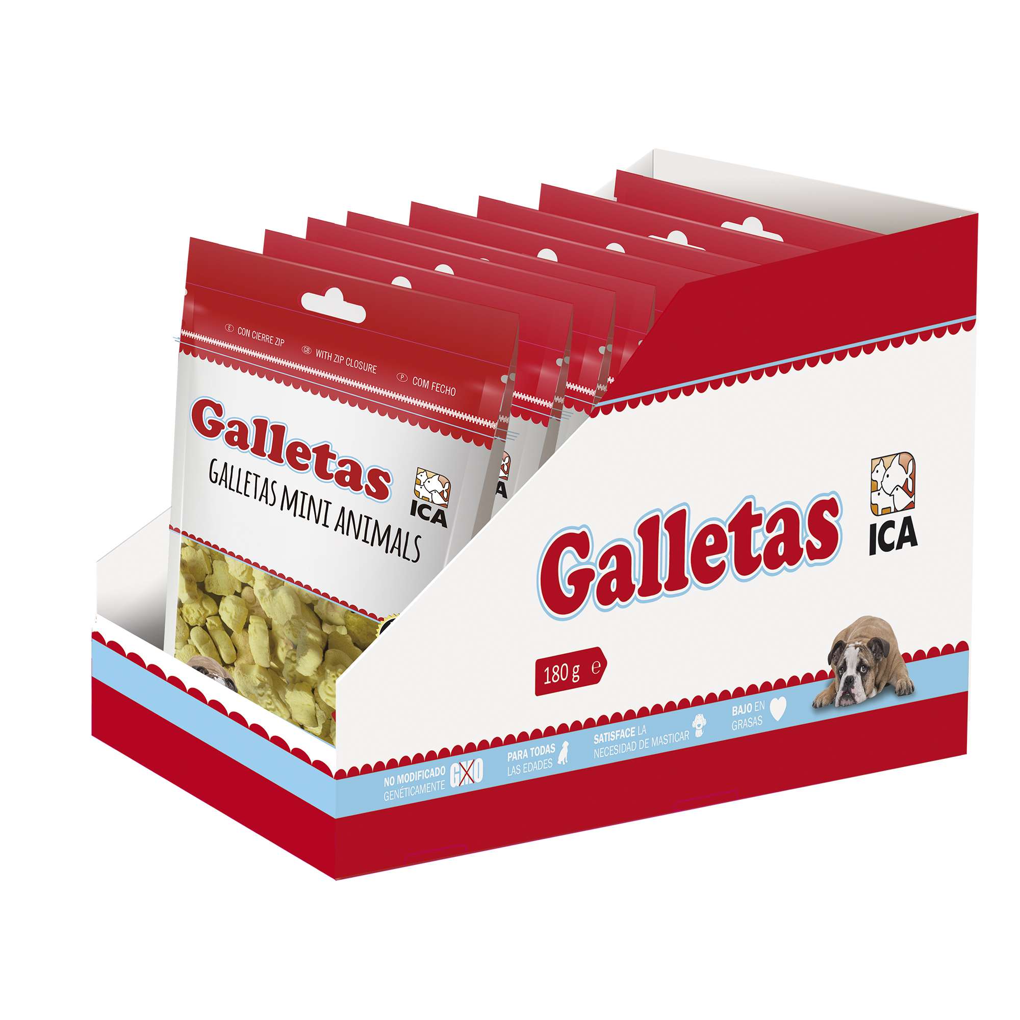 Galletas Mini animals (180 g) — ICA S.A.