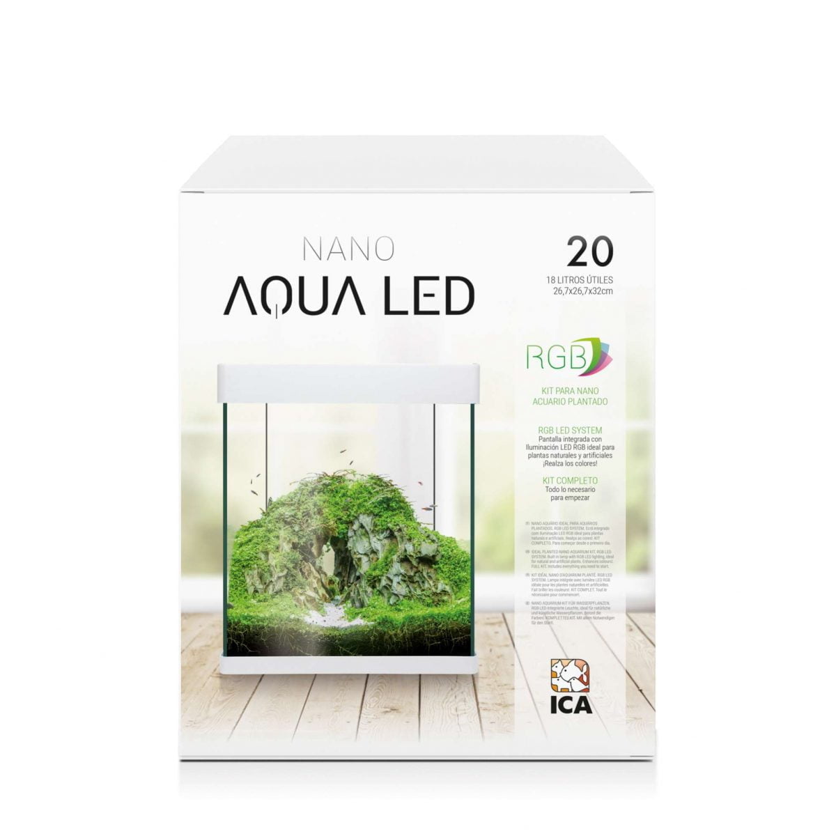 Kit NANO AQUA LED RGB 20 (18 l) — ICA S.A.
