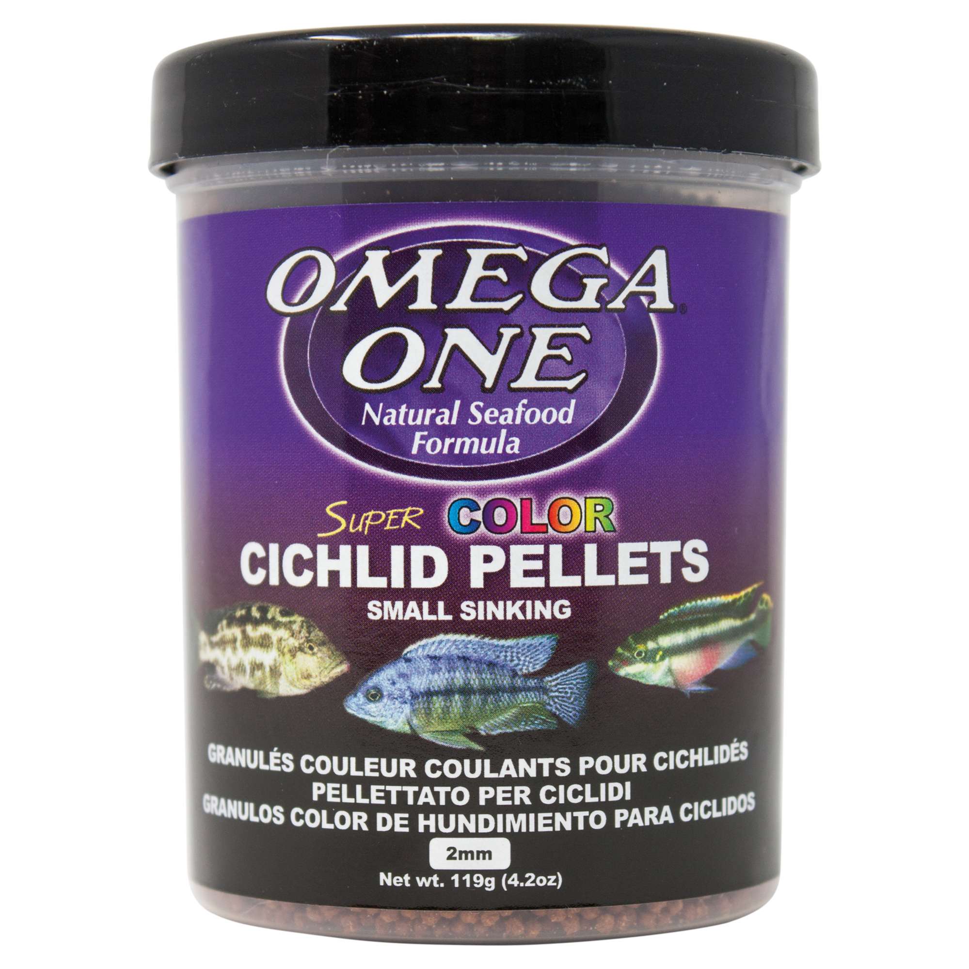 Pellets super COLOR cíclidos de OMEGA ONE (2 mm) — ICA S.A.