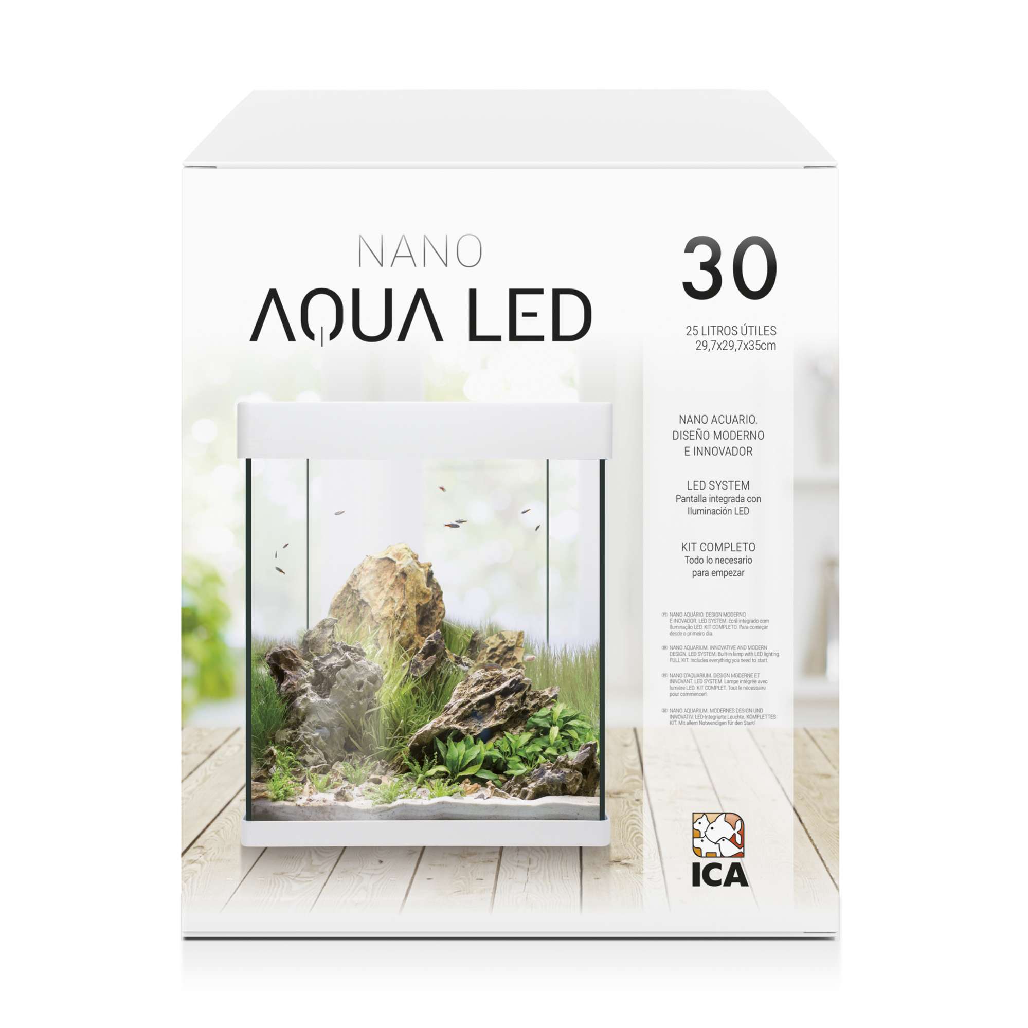 Kit NANO AQUA LED Crystal 30 (30 l) — ICA S.A.