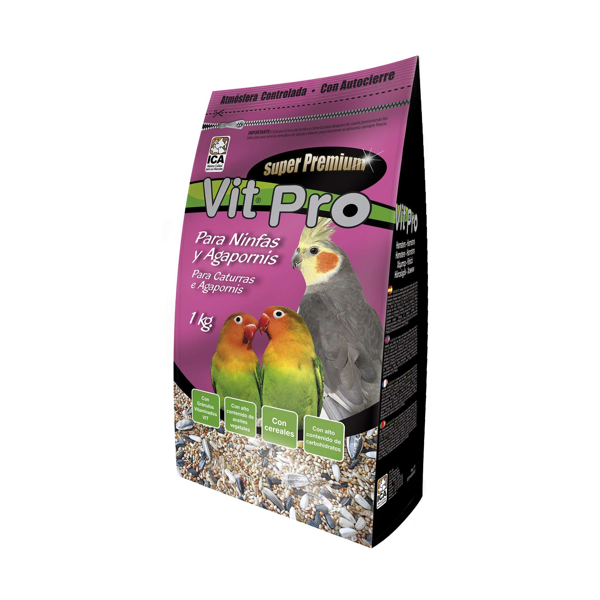 Alimento para Cotorras Vit Pro en bolsa (1 kg) — ICA S.A.