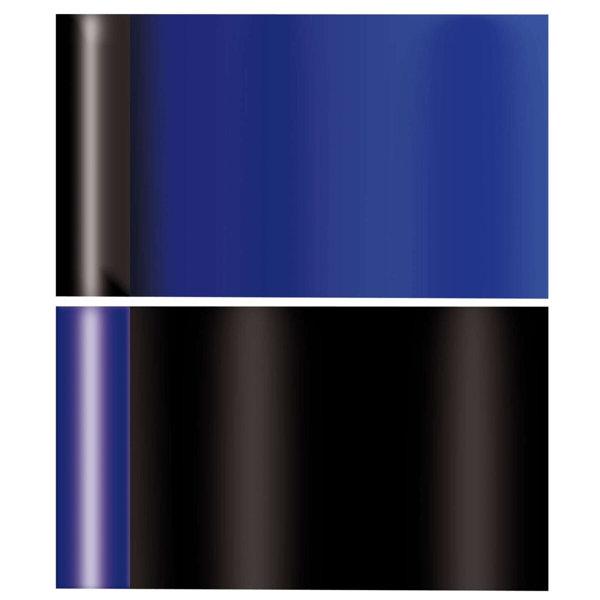 Fondo de doble cara (degradado azul / negro) — ICA S.A.