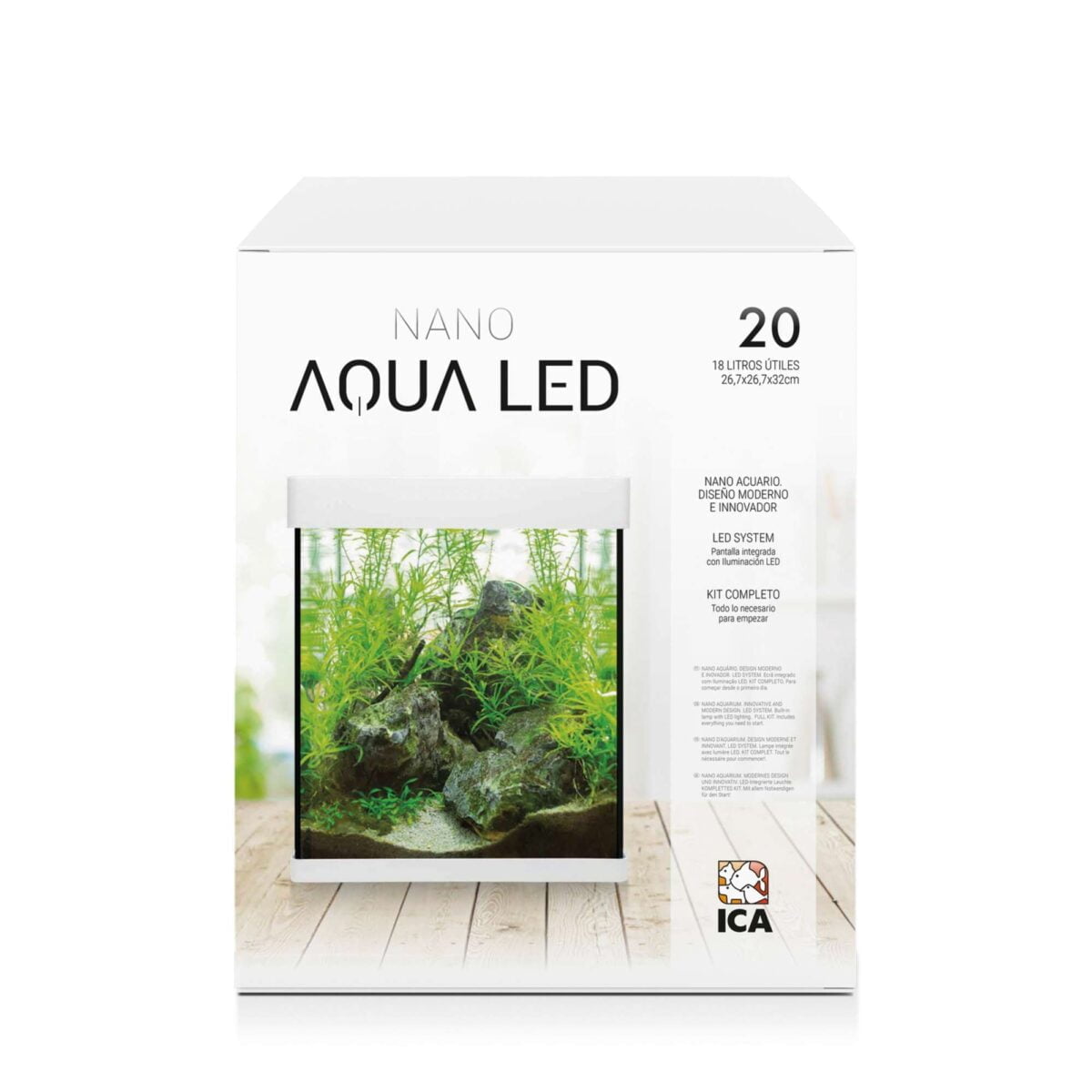 Kit NANO AQUA LED Crystal 20 (20 l) — ICA S.A.