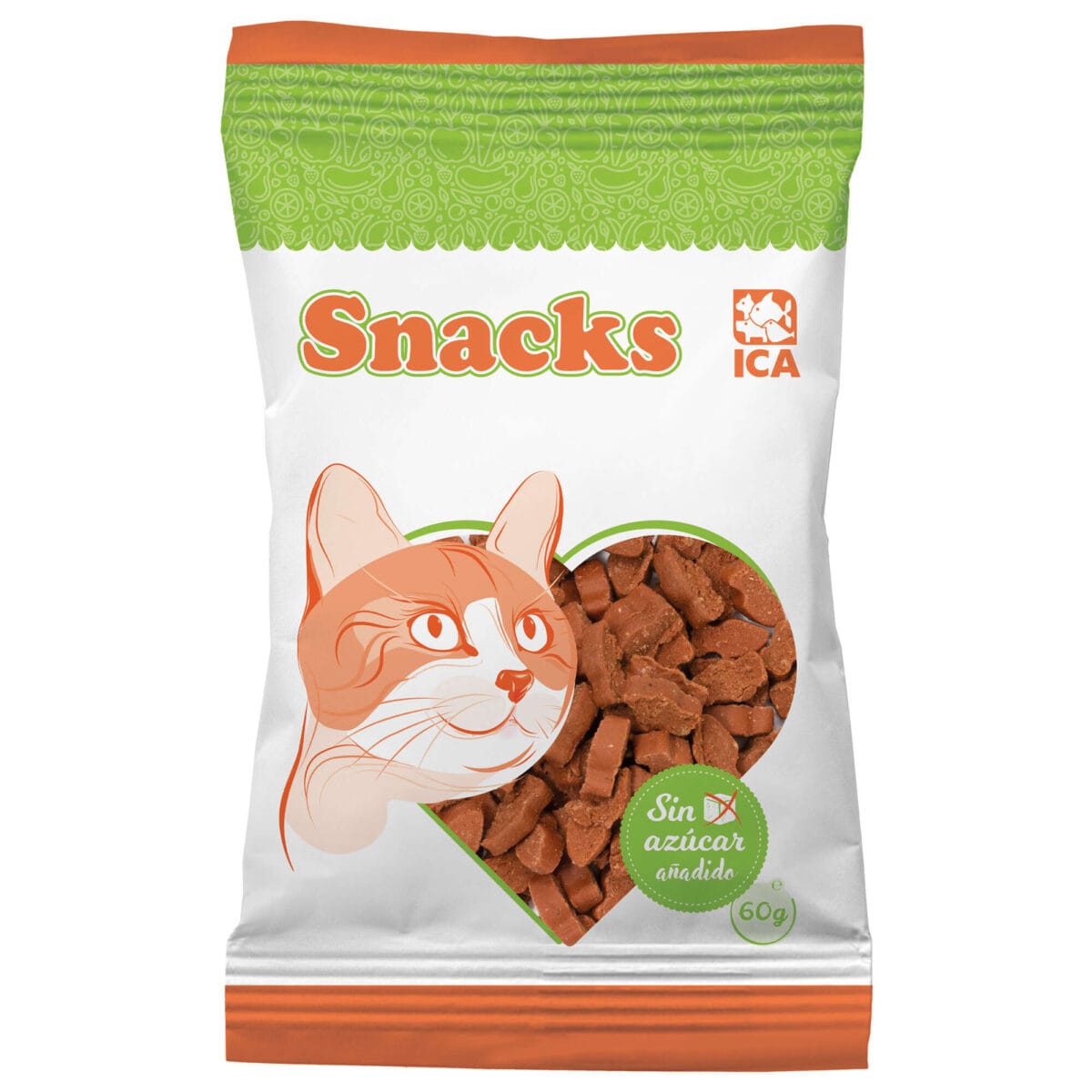 Snacks «pececitos» de salmón para gatos (60 g) — ICA S.A.