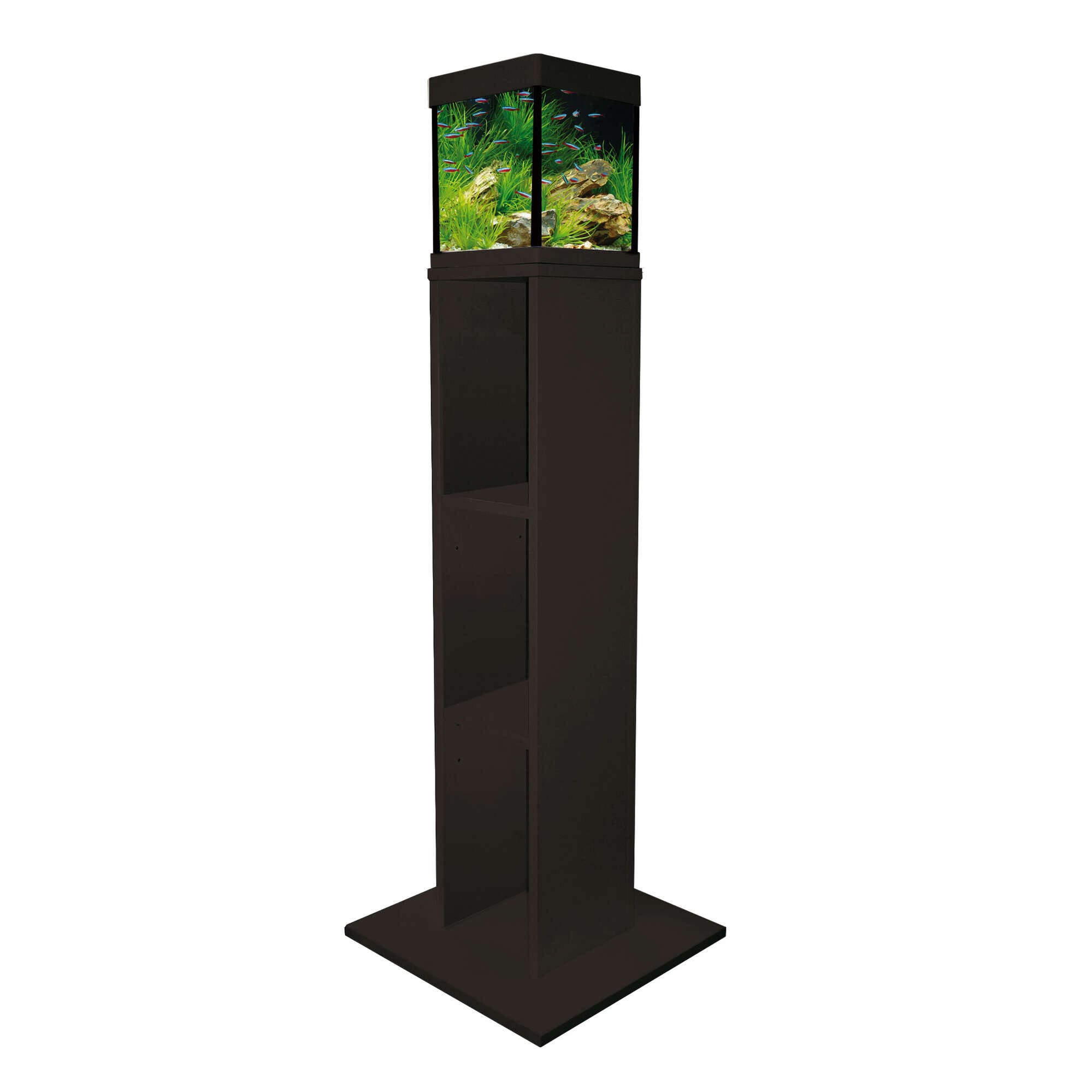 Mesa para acuarios NANO AQUA - LED / LED RGB / SCAPE RGB negra (26.8 cm ...