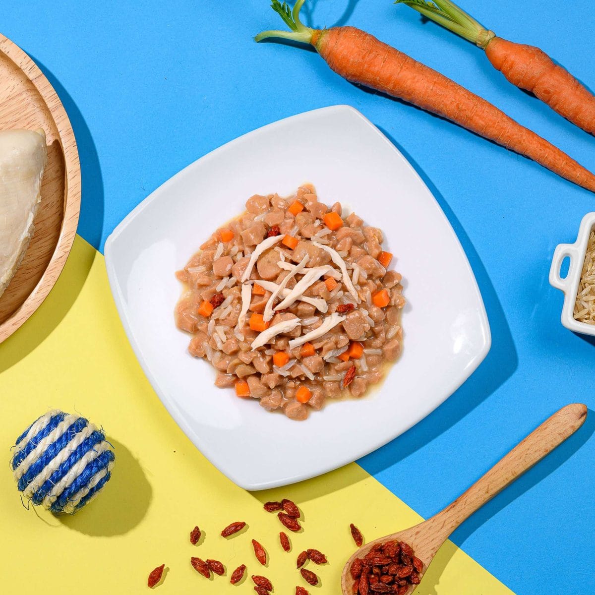Pouch de pollo y verduras para cachorros MOOCHIE crecimiento saludable ...